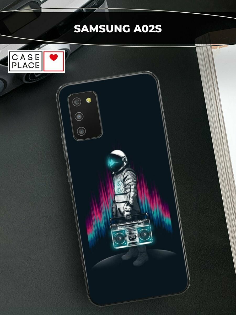Чехол на Samsung Galaxy A02s / Самсунг Галакси A02s с принтом "Космическая вечеринка"