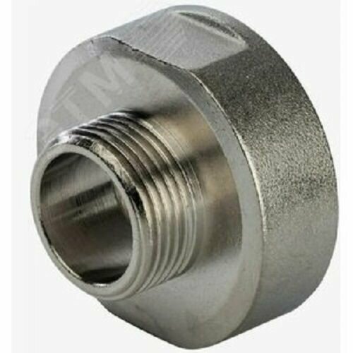 Переходник сантехнический Aquadeel ВН 1'1/4х3/4', латунь никелированная