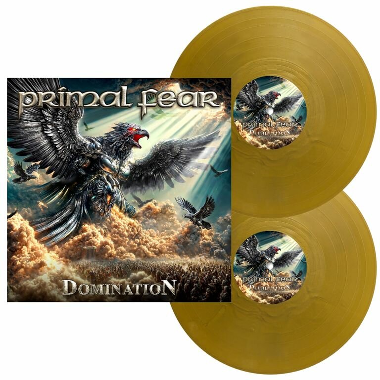 Виниловая пластинка Primal Fear - Domination 2-LP Gold Opaque