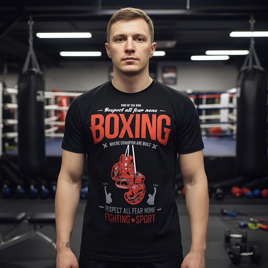 Футболка Boxing - Respect all fear none