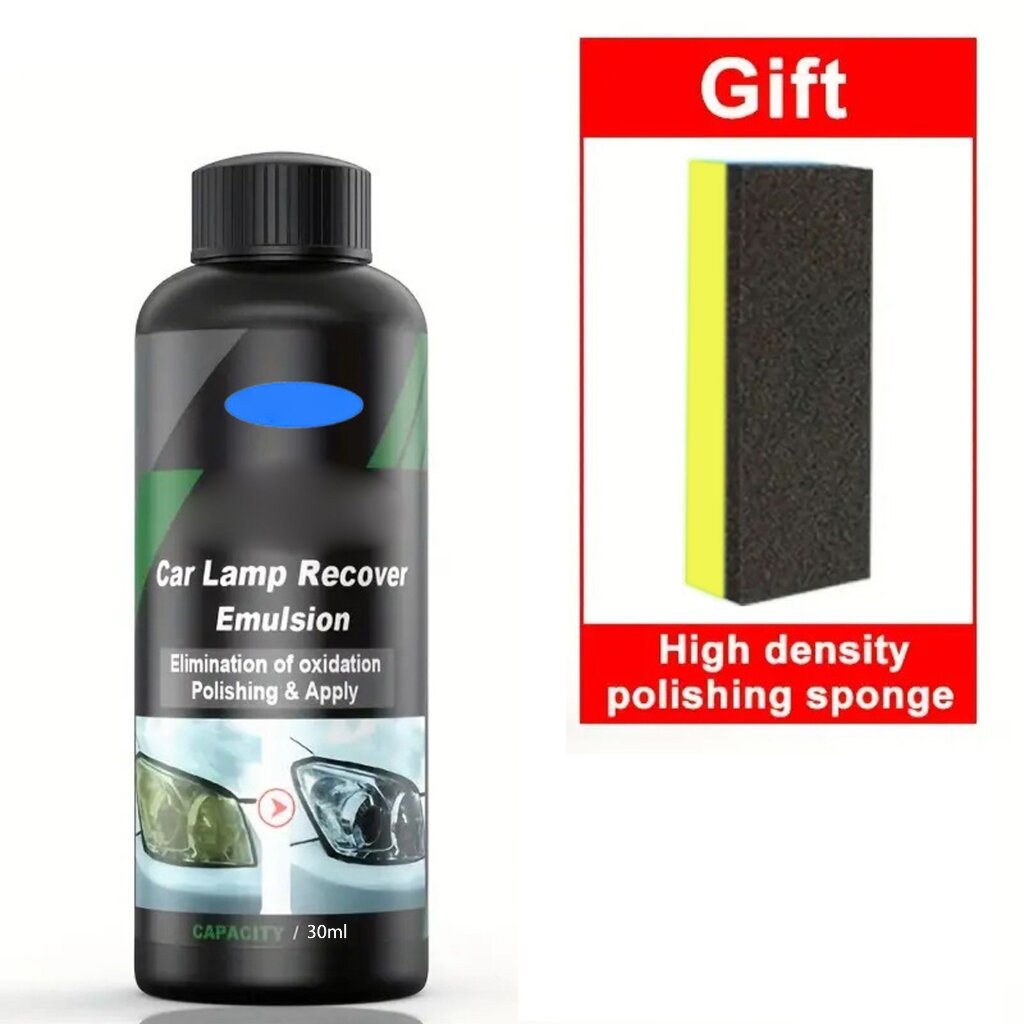 Инновационная полироль для ремонта фар, Жидкость для ремонта автомобильных фар, Набор для технического обслуживания очистителя автомобильных фар