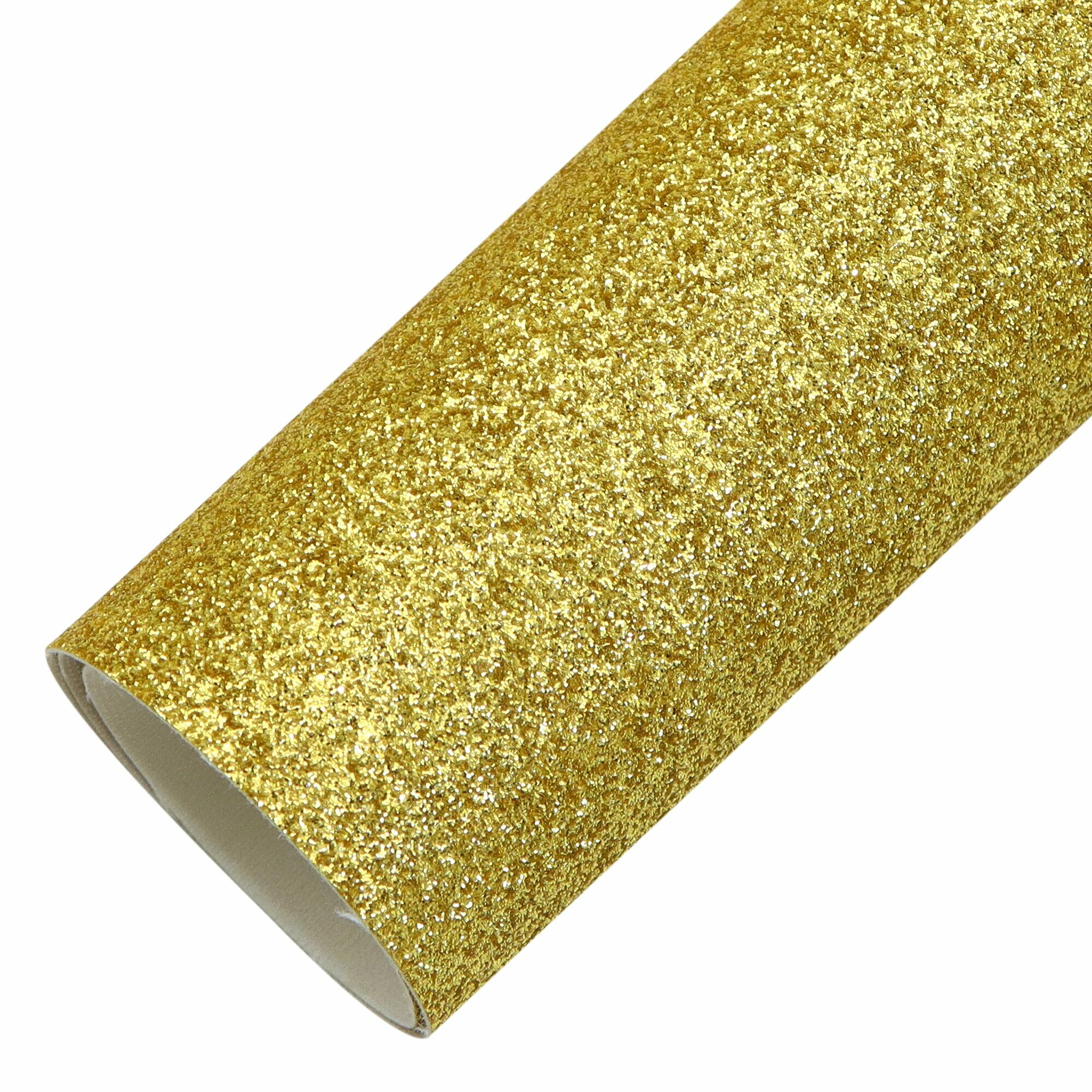 Блестящий кожзам David Angie 50x140cm, 15 gold