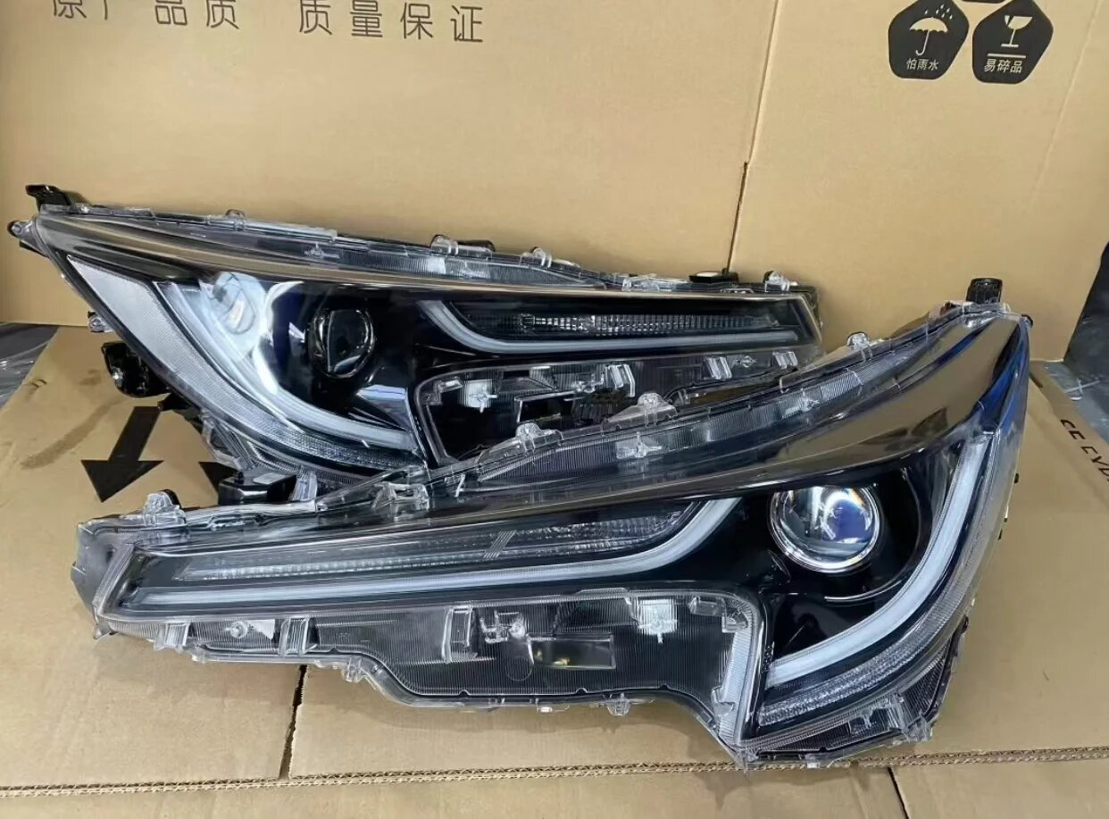 Светодиодная фара автомобиля в сборе с высокой конфигурацией и линзой для Toyota Levin 2020-2022, Left Headlight