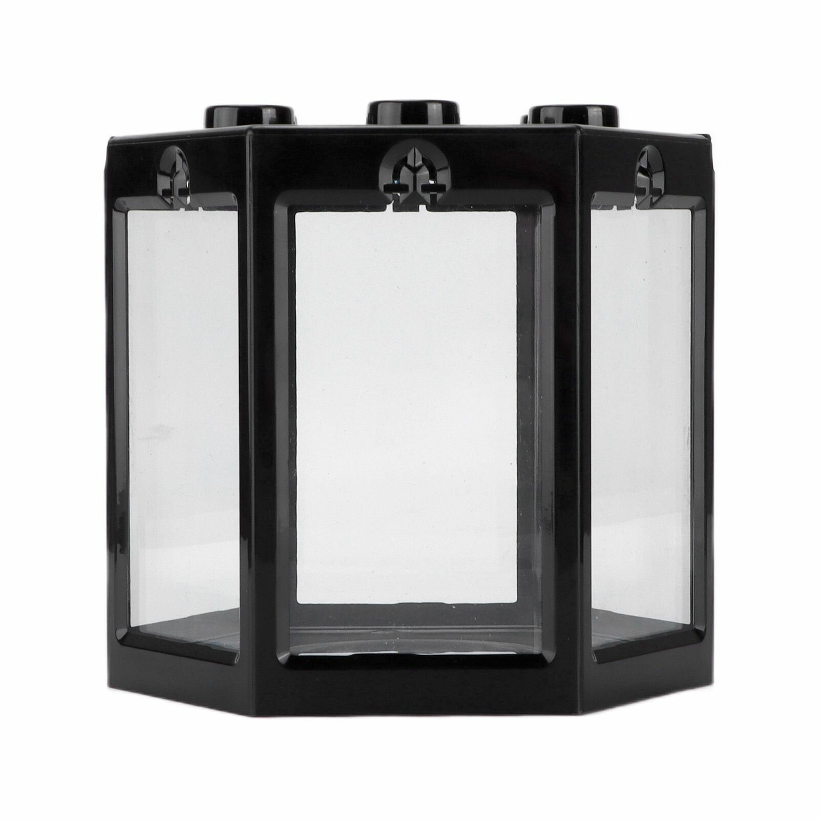 Маленький аквариум в форме шестиугольника, суперпрочный, портативный мини-аквариум для офиса, пластиковый, 12x10.5x11 см