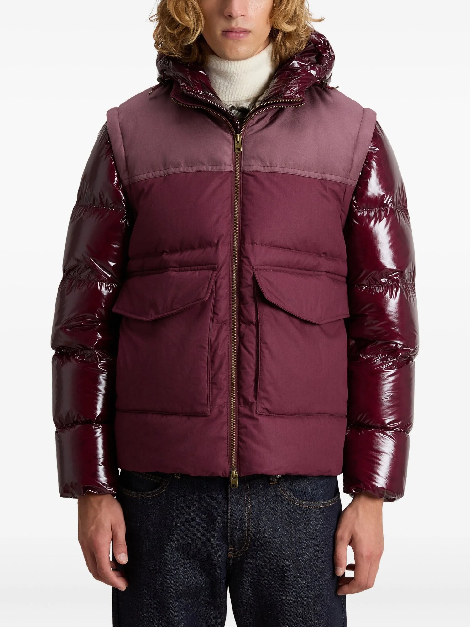 Пуховик Woolrich, размер 50-52, red — фото 1