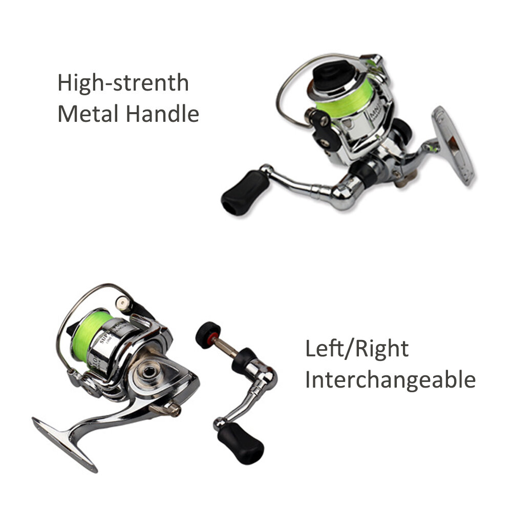 Портативная удочка-ручка, мини-карманная удочка со спиннинговым комплектом для путешествий, рыбалки в соленой и пресноводной воде