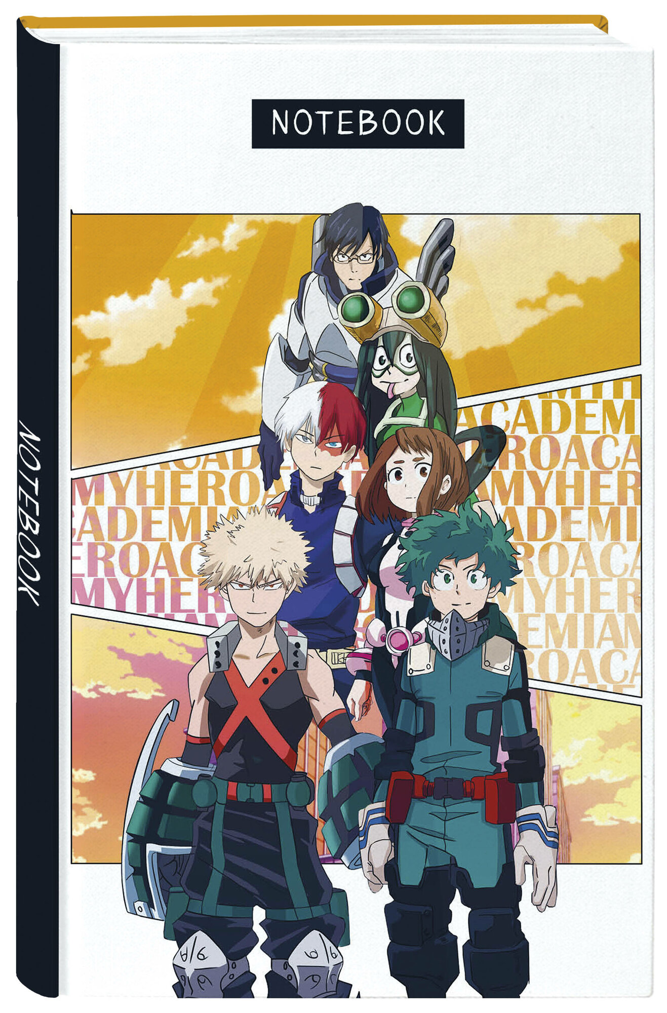 Блокнот для моих геройских записей (по мотивам манги, формат А5, 80 л, блок в точку)