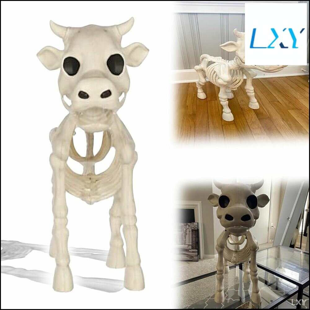 Эксклюзивный анатомический макет черепа коровы для создания хеллоуинского антуража в интерьере