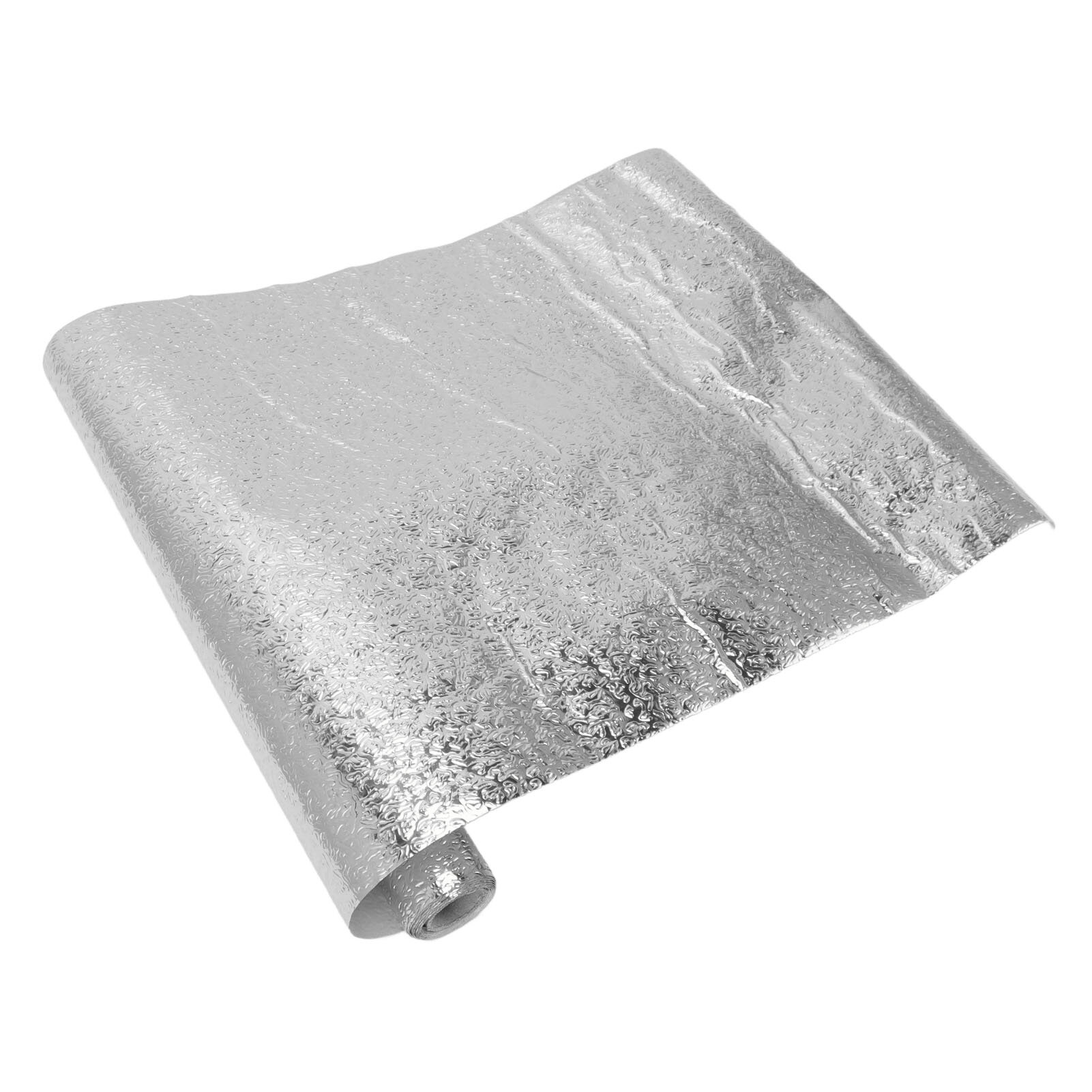 Антижирная водоотталкивающая самоклеящаяся алюминиевая фольга для кухни, столешниц и шкафов, серебристая, 30см x 2м