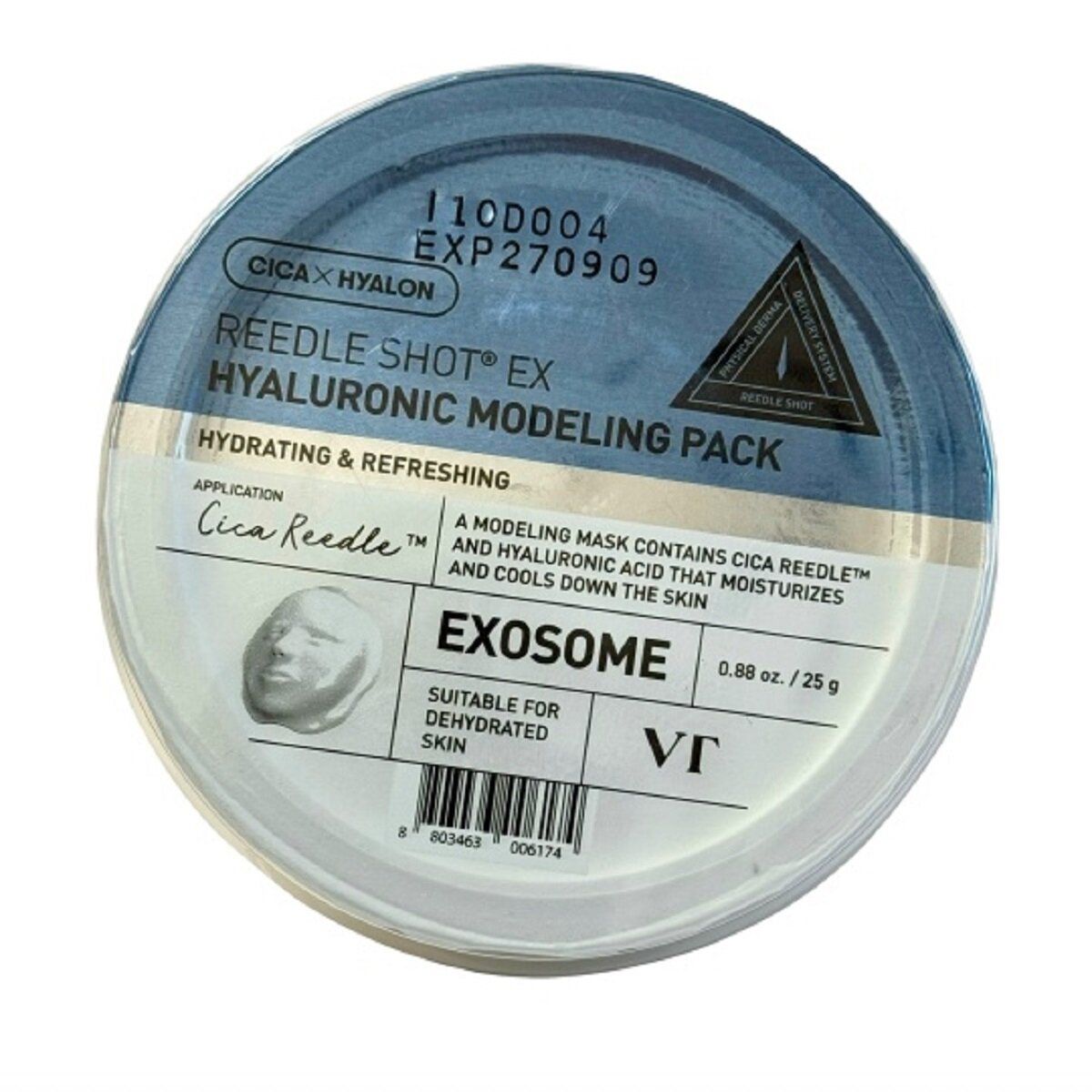 Vt Cosmetics Увлажняющая альгинатная маска (25мл) Reedle Shot EX Modeling Pack Hyaluronic