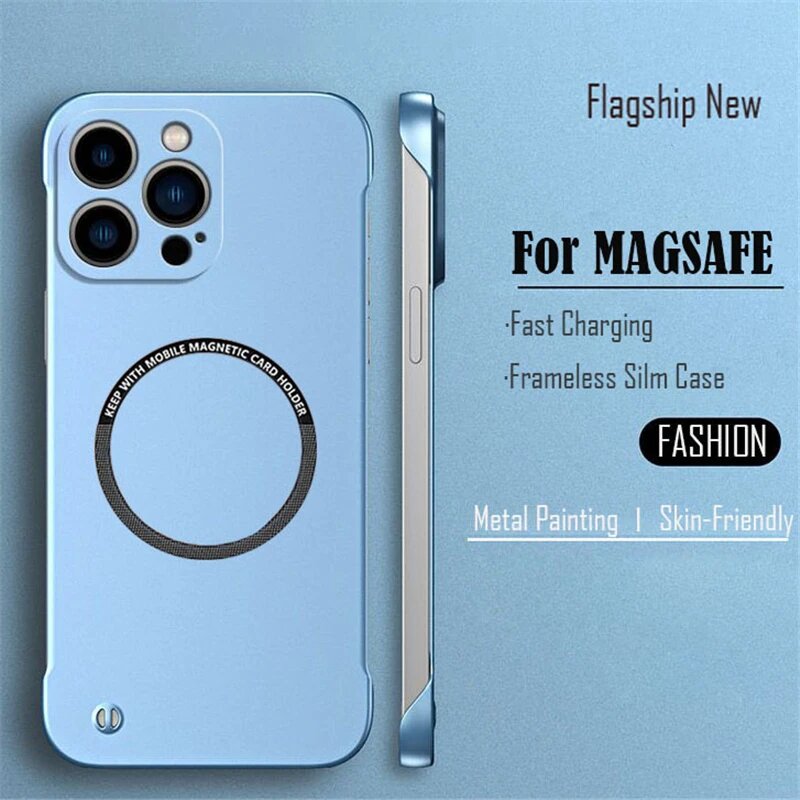 Чехол MagSafe для iPhone 15 Pro Max Silver — фото 1