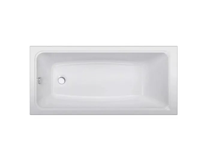 Акриловая ванна ALBA SPA Gamma 150x70 см, пристенная, белая, на ножках