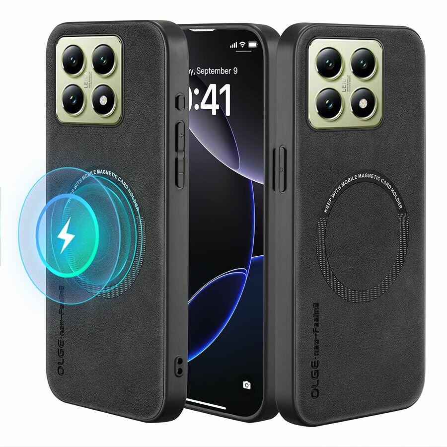 Чехол-Case MagSafe чехол для Xiaomi 14T(Сяоми 14T) Нескользящий и удобный