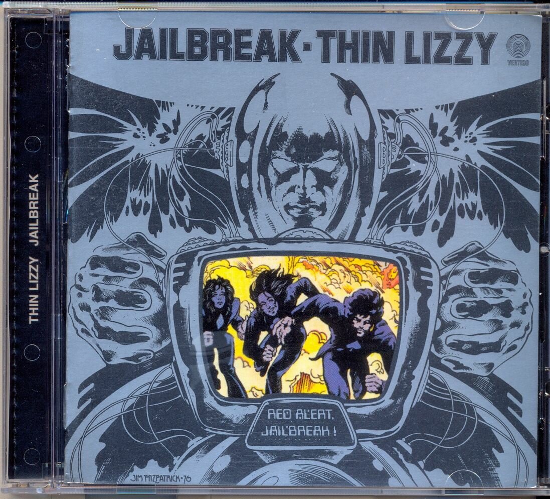 THIN LIZZY - Jailbreak 1976 г. Музыкальный диск