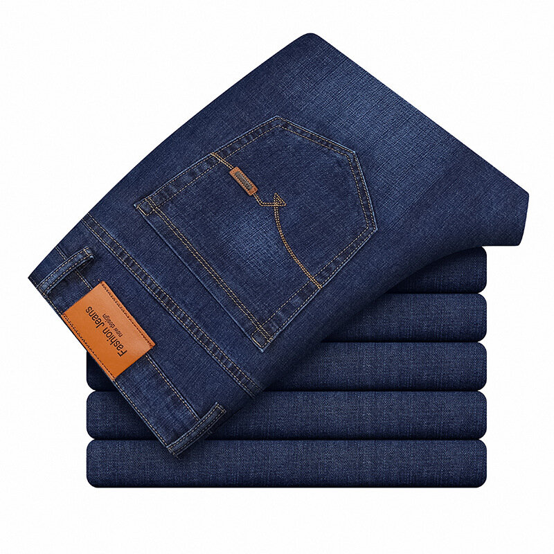 MON Мужские джинсы Чистый цвет / прямые B1, талии_36, Размер_36