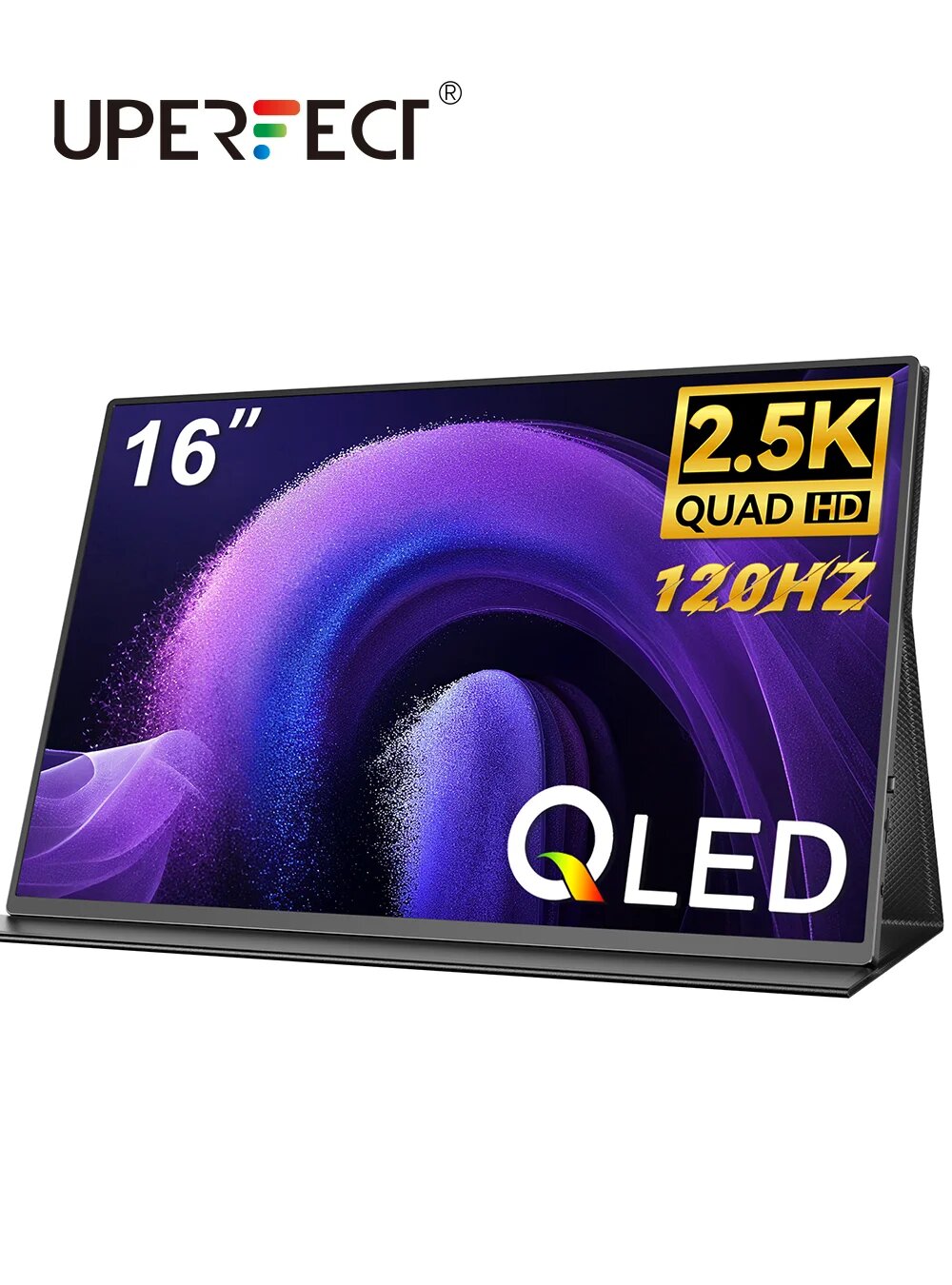 UPERFECT 2.5K 16-дюймовый портативный монитор Европейская вилка (EU Plug)