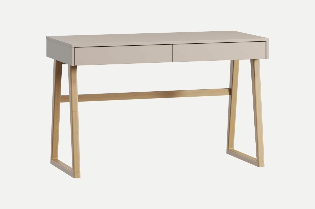 Письменный стол с ящиками Divan.ru Берлин-5 Latte, 121х56х76 см, бежевый