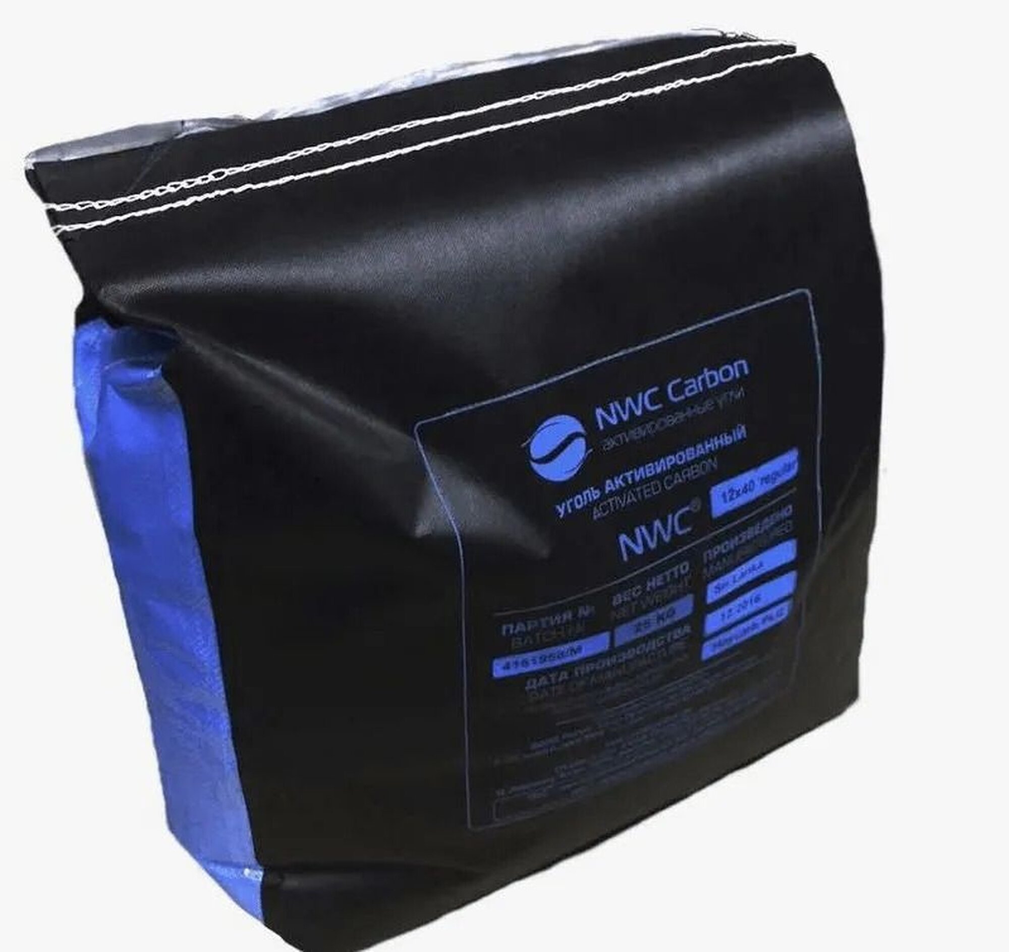 Уголь активированный NWC CARBON 12х40, кокосовый, 25 кг, 50 л