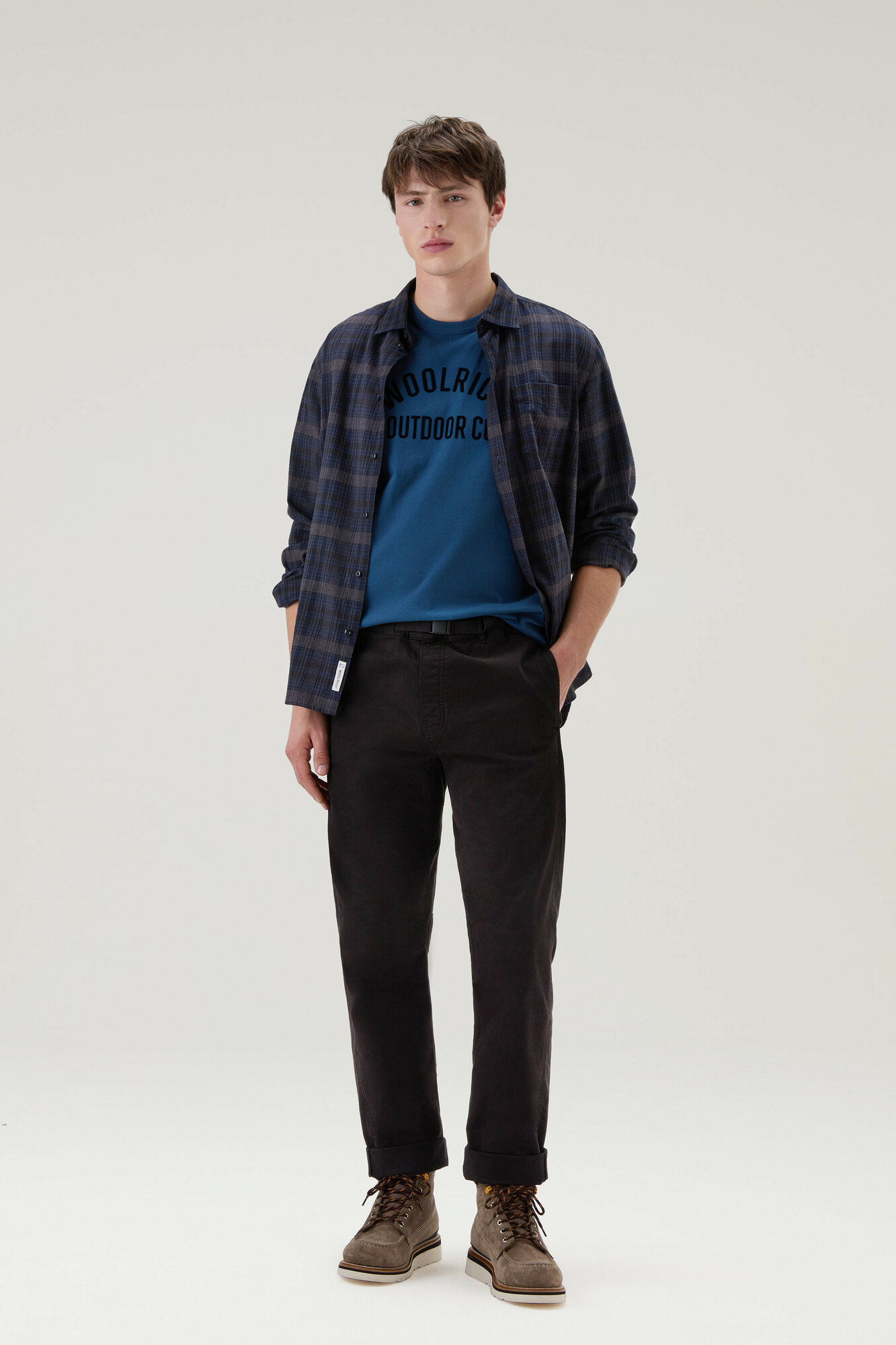Брюки спортивные Woolrich, размер XL, черный/черный — фото 1