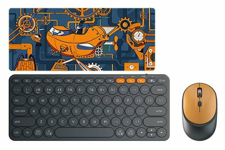 Комплект клавиатуры и мыши HP 424078【Dark Night】K231 Keyboard + M231 Wireless Mouse [Free Super Large Gaming Mouse Pad]