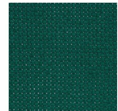 Набор для вышивки крестом Homfun Craft 40x40 см 14CT Изумрудный, Светло-серый, 14CT Unprinting