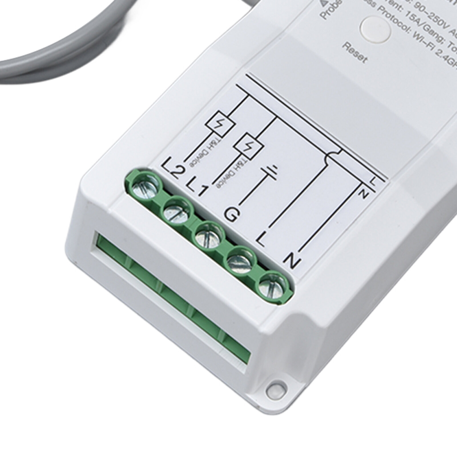 Умный WIFI модуль переключателя температуры и влажности, приложение для синхронизации, дистанционное управление с зондом для теплицы для TUYA 90‑250 В