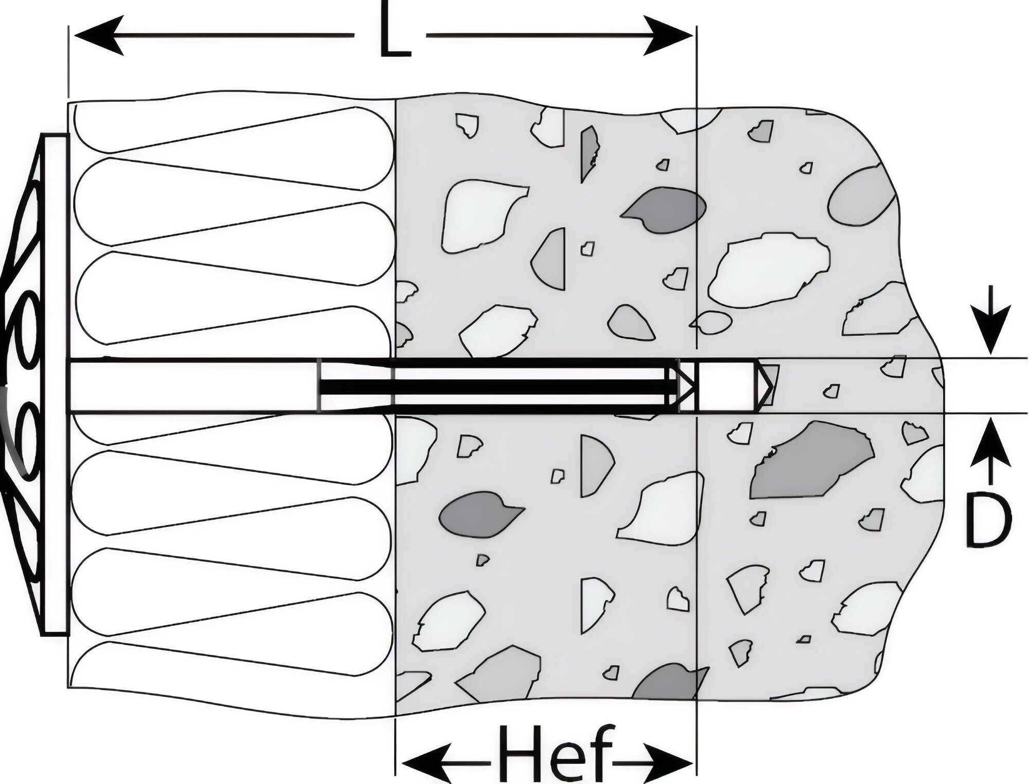 Дюбель для изоляционных материалов ЗУБР 4-301525-10-200