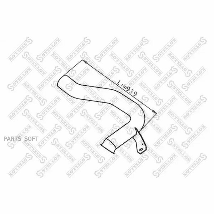 Труба глушителя промежуточная ·DAF XF95 от официального дистрибьютора, STELLOX, артикул 8203785SX