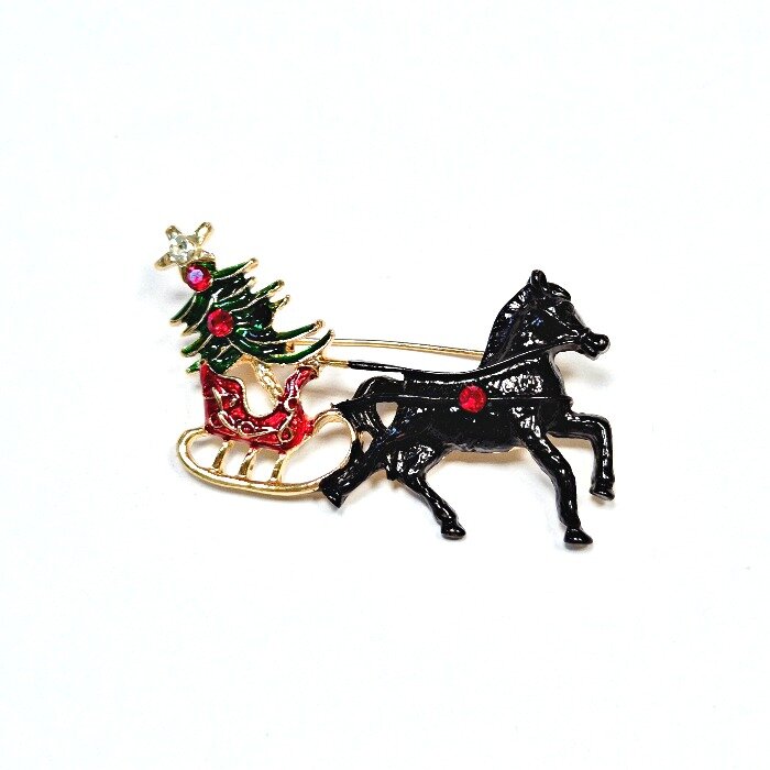 Брошь, кристаллы Swarovski