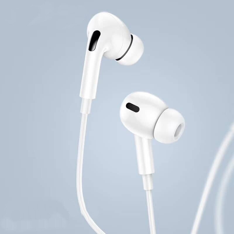 Наушники Earldom ET-E33, для iPhone, внутриканальные с микрофоном, Белые.