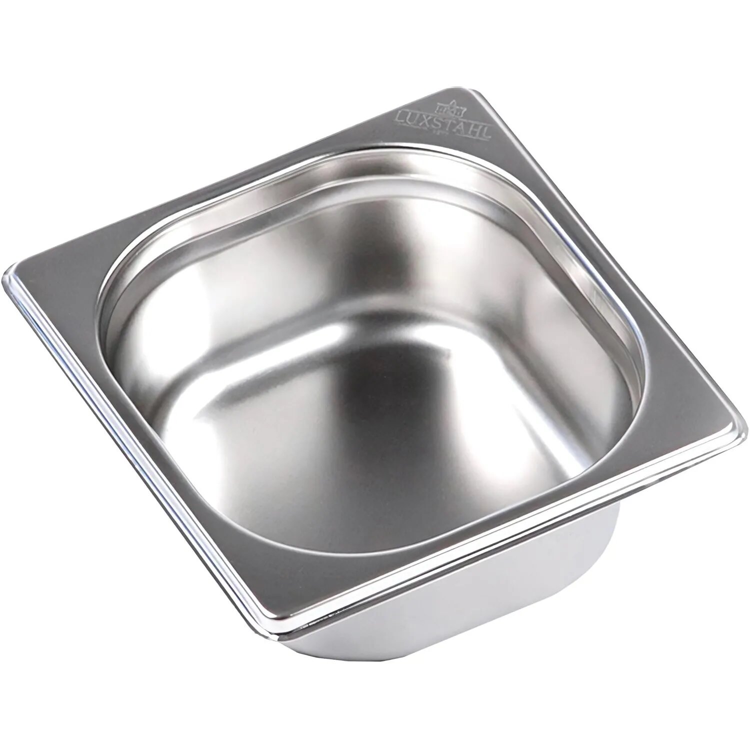 Гастроемкость LUXSTAHL нерж. сталь, GN 1/6, 17.6х16.4х6.5см , (га23)
