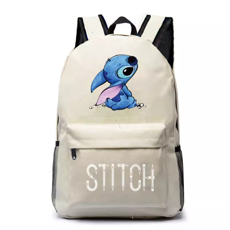 Трансграничный бестселлер: рюкзак Lilo and Stitch Stitch, черная школьная сумка большой вместимости Starry Sky для школьников