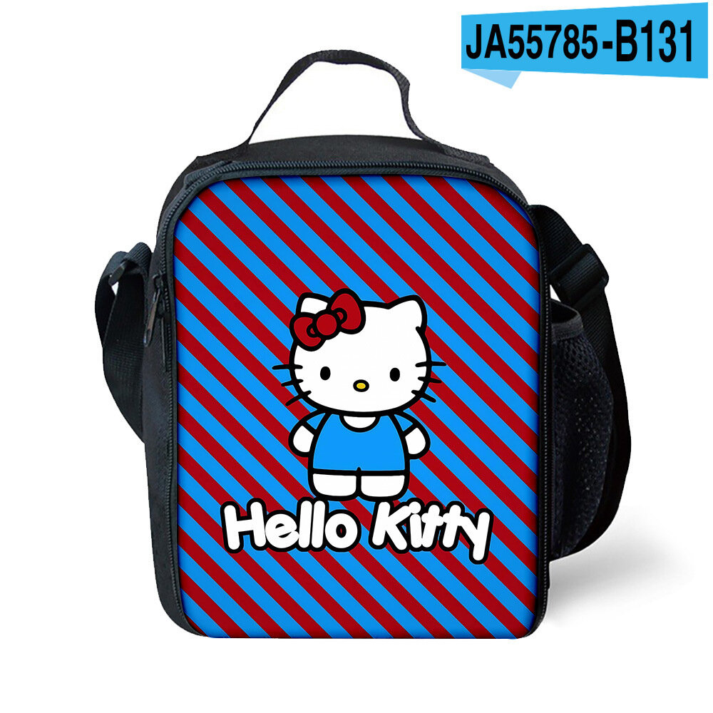 Трансграничный хит продаж, милый HelloKitty, сумка для обеда Hello Kitty, сумка для льда, студенческая сумка для еды, мультяшная сумка на плечо
