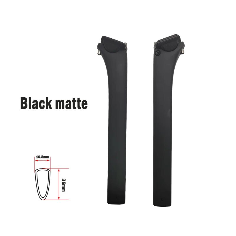 Карбоновый подседельный штырь SL8 черный для шоссейного велосипеда Black matte