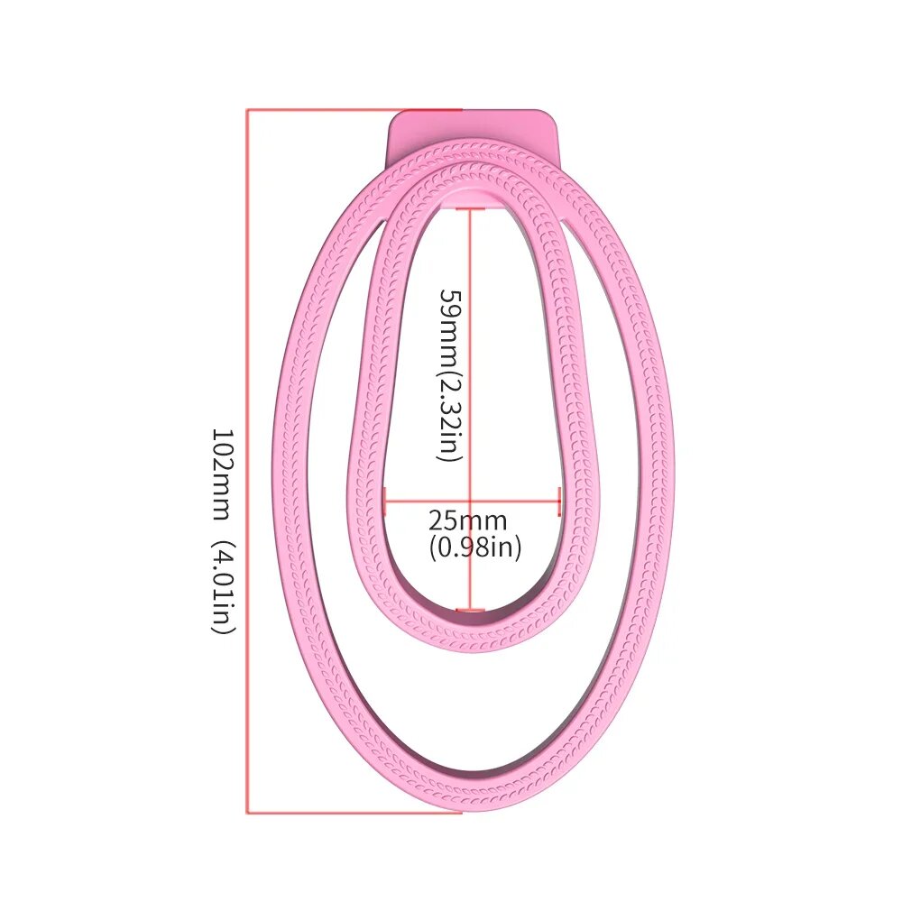Большой маленький зажим для пениса, устройство целомудрия, мужской БДСМ, бондаж, мимическая женская киска, секс-игрушка для мужчин, феминизация, замок пениса в вагине plastic-pink L