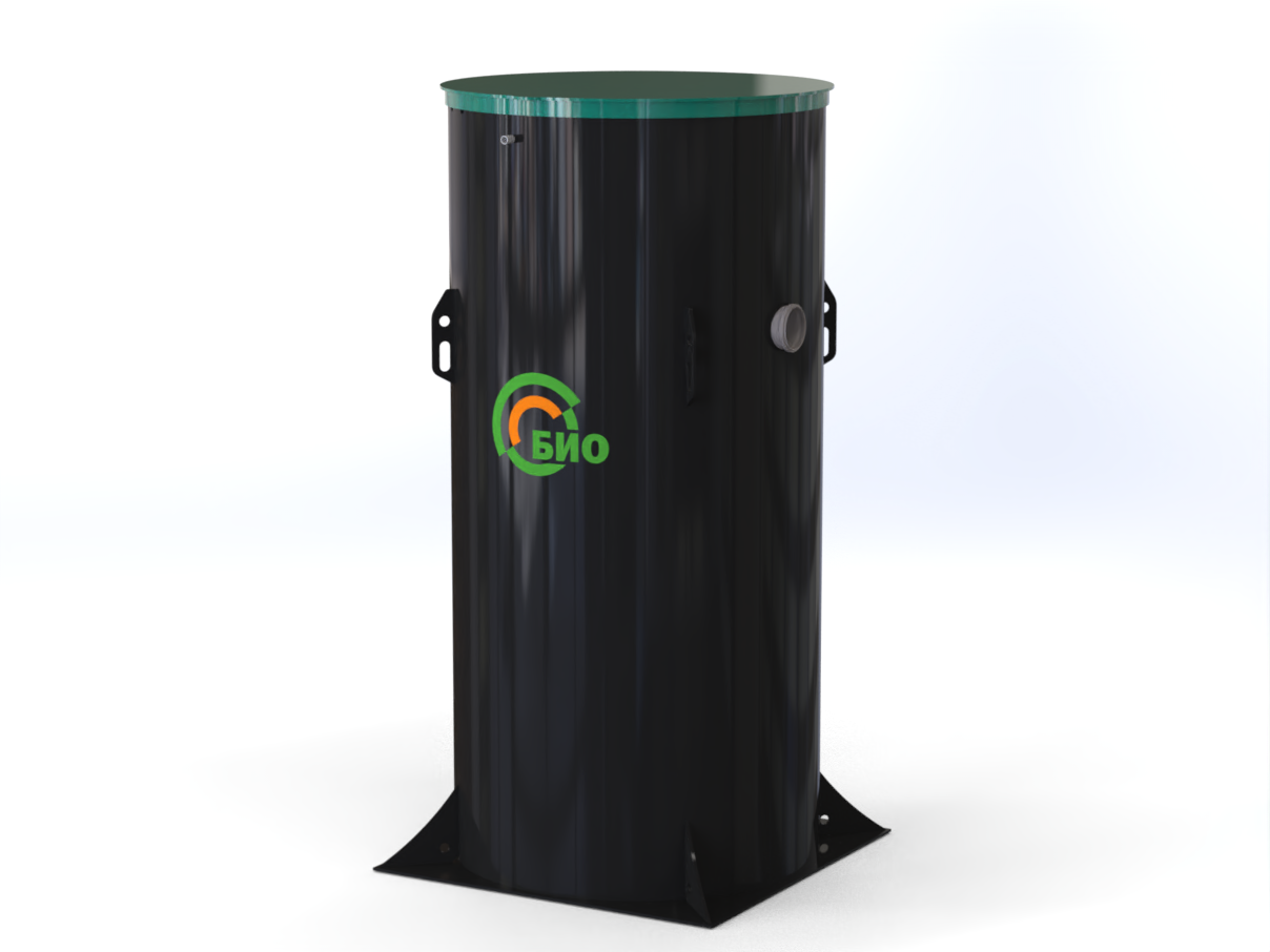 КИТ БИО 5 (500 мм), станция биологической очистки компрессорного типа, отвод очищенной воды самотеком