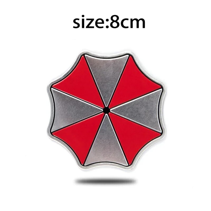 3D алюминиевый значок автомобиля, наклейка Umbrella Corporation, логотип, украшение багажника, наклейки для Mercedes Benz Chevrolet JEEP Seat Mazda