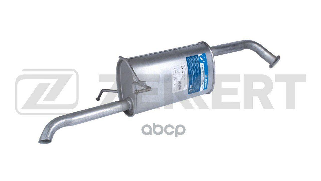 Глушитель основной Chevrolet Lacetti (J200) 05- Nubira 05- Daewoo Gentra 13- (седан) Zekkert арт. ga-1009a