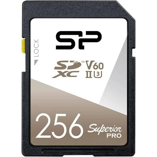 Карта памяти Silicon Power SDXC 256Gb Superior Pro UHS-II U3 V60 280/170 Mb/s