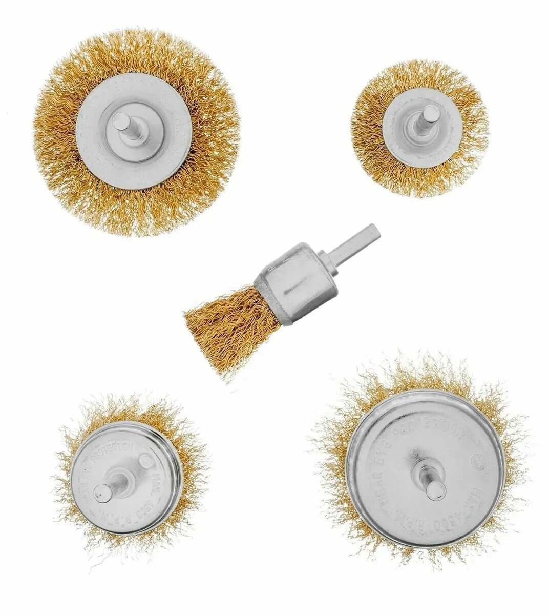 Набор щеток для дрели 5 шт.2 + 3 чашки. шплиька // MATRIX