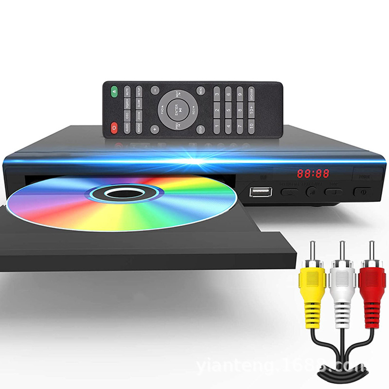 DVD Players For Tv, Blue Ray Dvd Player With Remote, HDMI Cable (includes Cleaniigslar), region-free, 1080p resolution, DVD player, CD player, USB flash drive file player, DVD/DVD+RW/DVD-RW/DVD+R/DVDR/HDCD/VCD/CD/CD+R/CD-R/MP3/KODAK PICTURE CD/DIVX, USB
