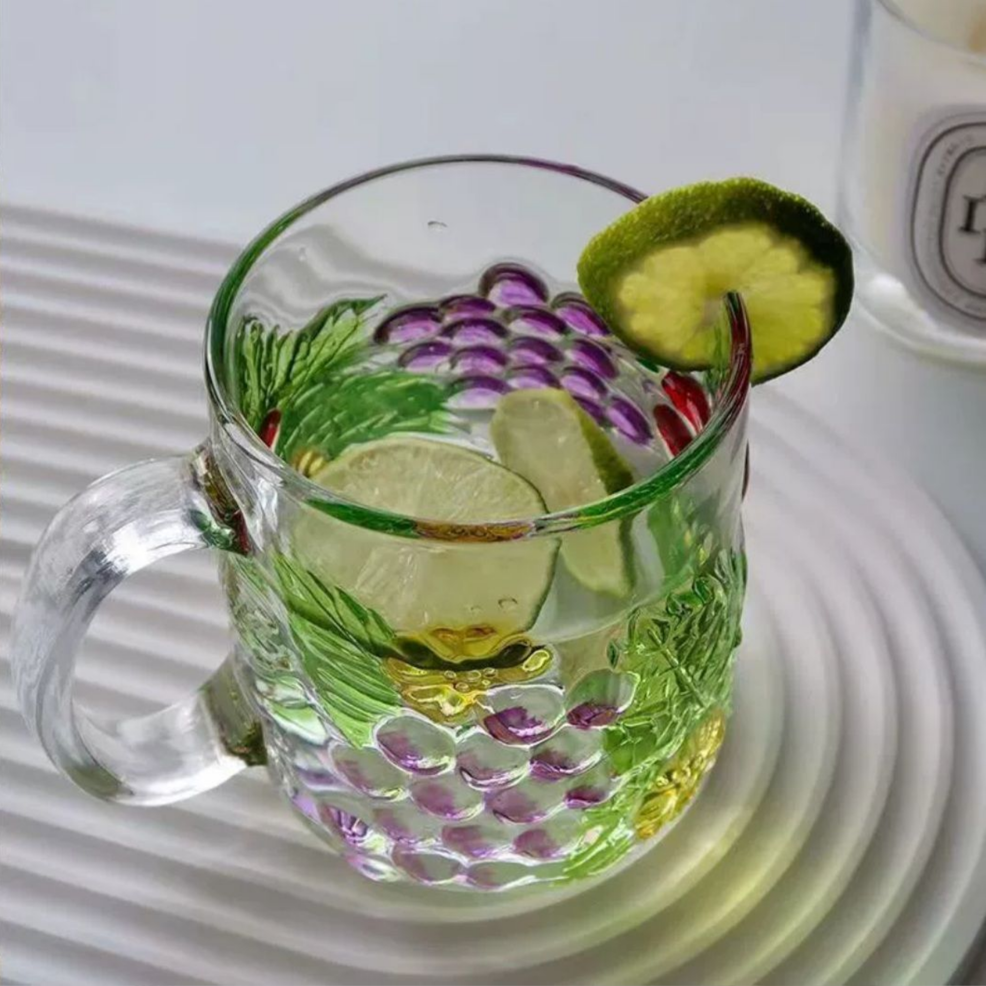 Кружка стеклянная для чая, кофе