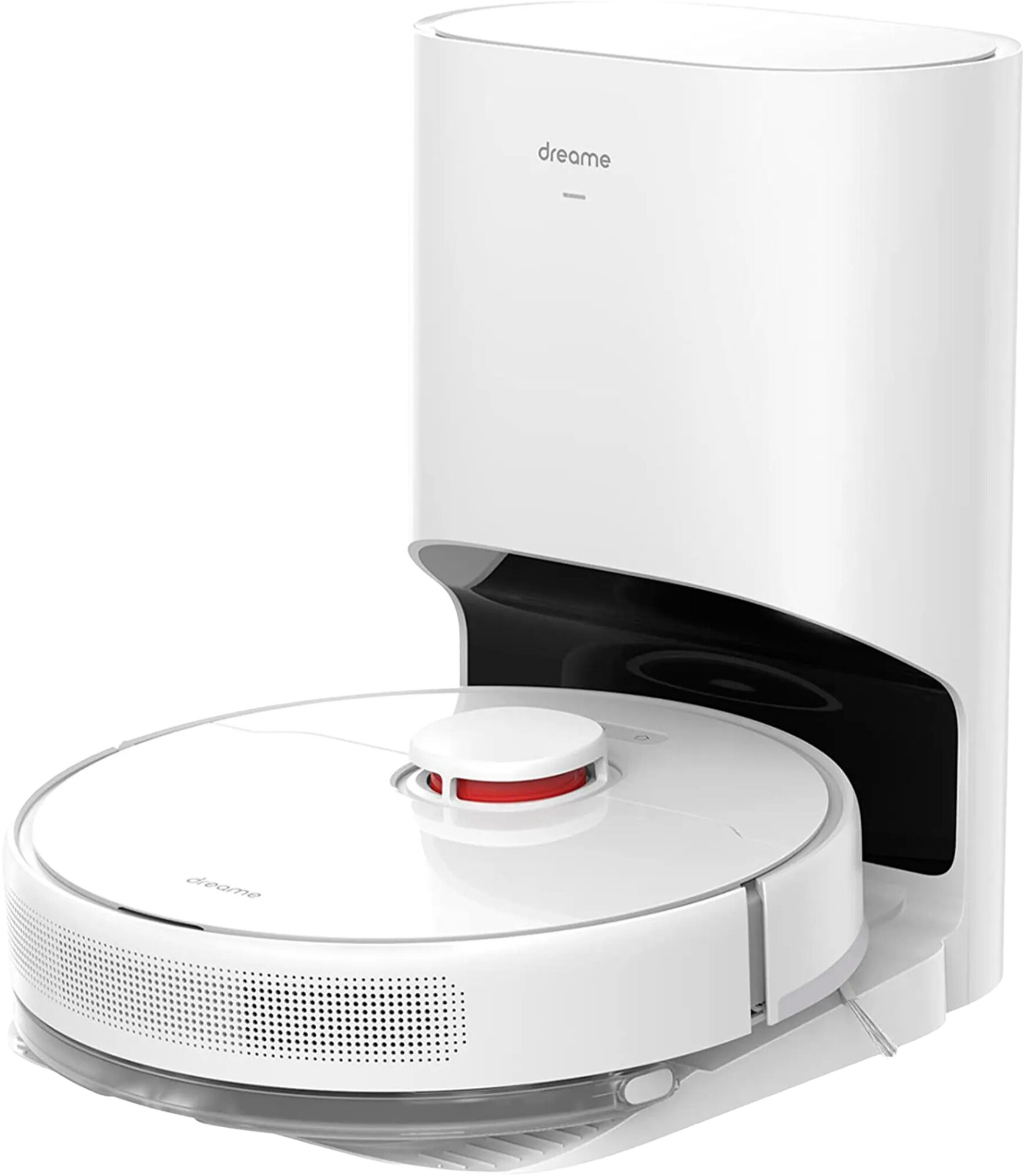 Робот-пылесос Dreame D9 Plus, белый, LiDAR, SLAM навигация, Wi-Fi, 200 кв. м, 45 дн. без подзарядки