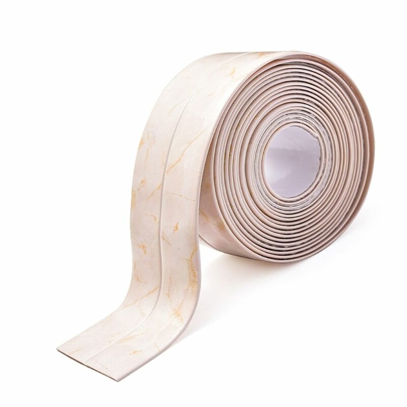 Мраморный узор, устойчивый к плесени, водостойкий клей, наклейка на угловую линию раковины для кухни и ванной комнаты-красная линия, нефрит-расширенная