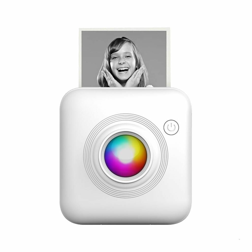 Ручной термопринтер для этикеток перезаряжаемый аккумулятор для школы дома офиса