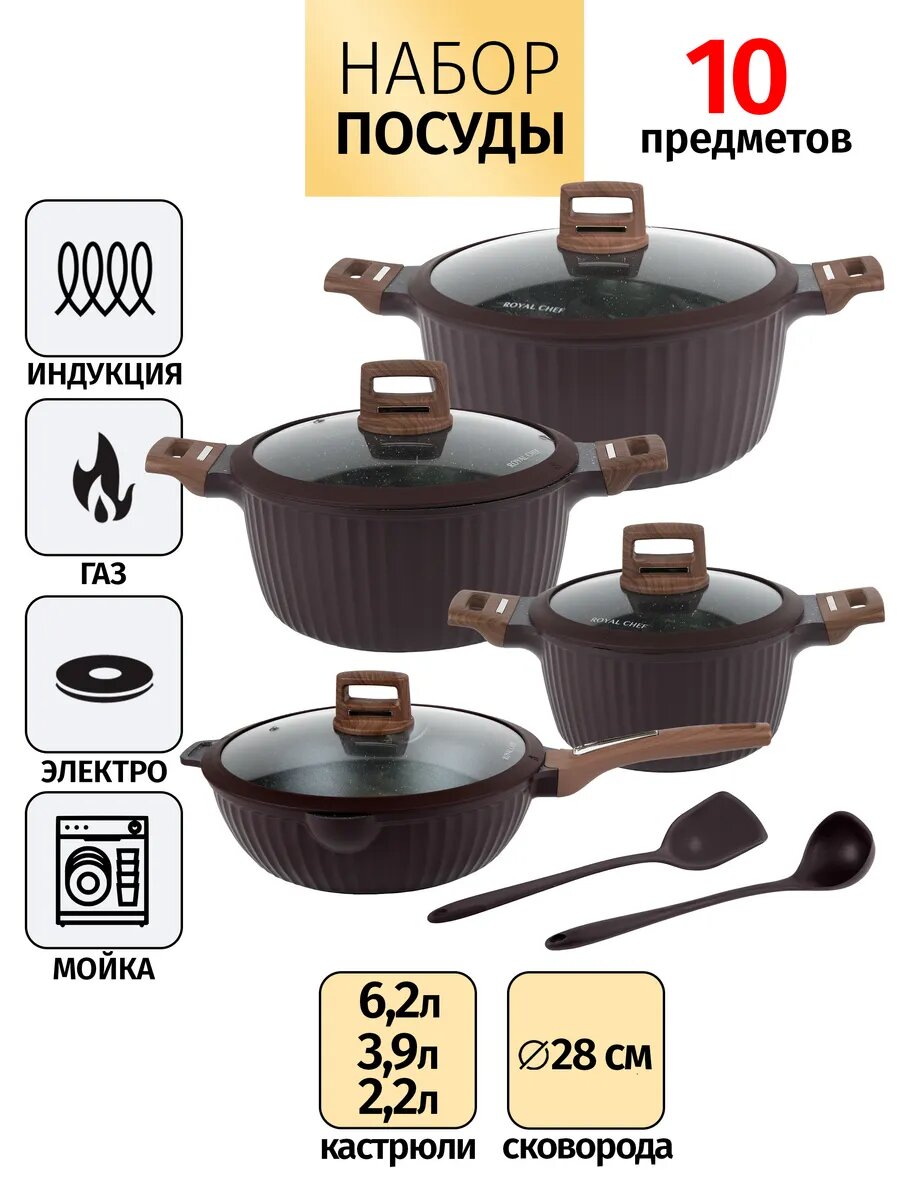 Набор посуды 10 предметов