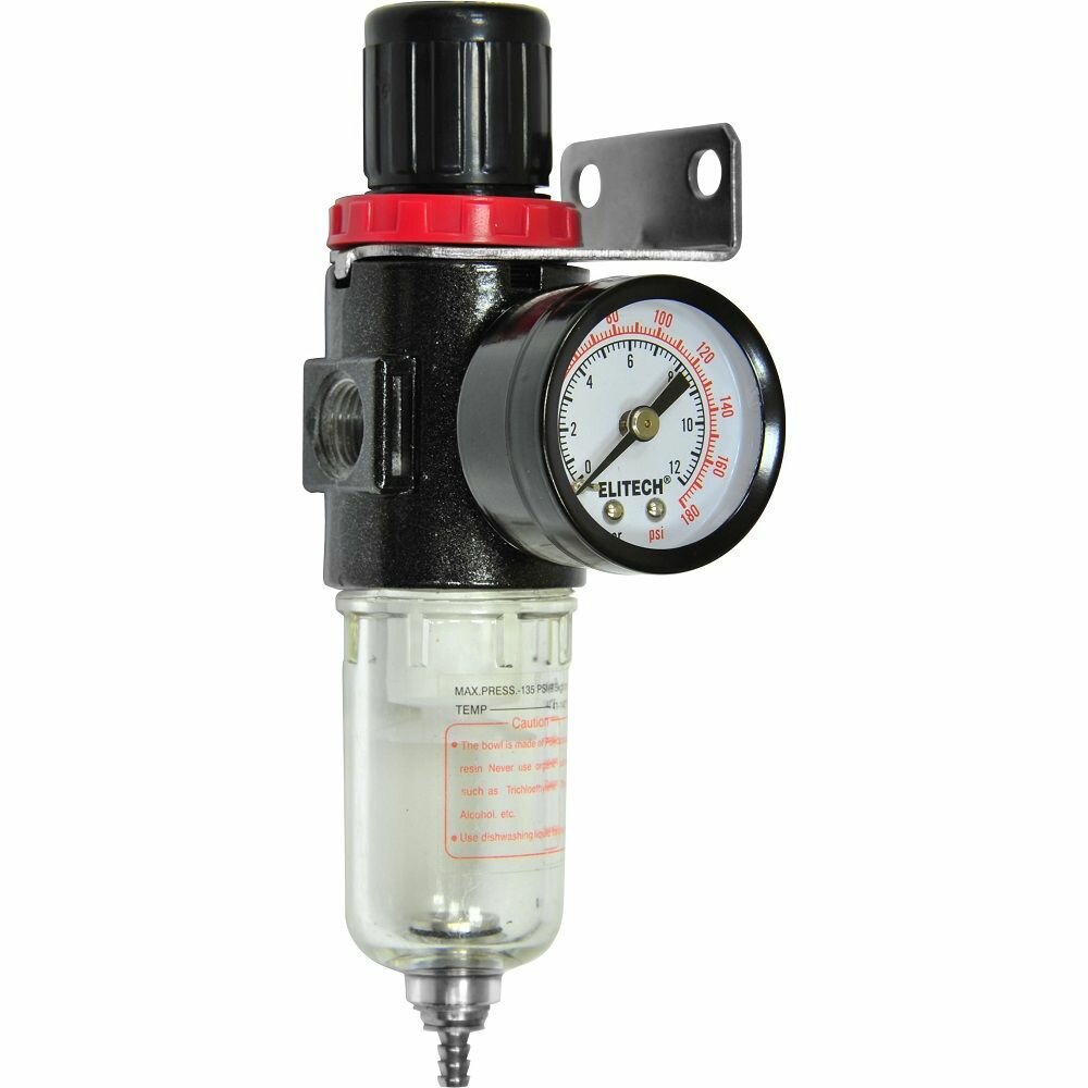 Фильтр-редуктор с манометром ELITECH 0704.014900