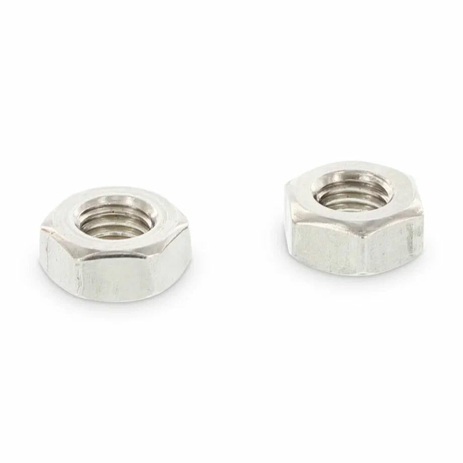 Гайка нержавеющая сталь, М16, DIN 934, А2, шестигранная, 6 шт