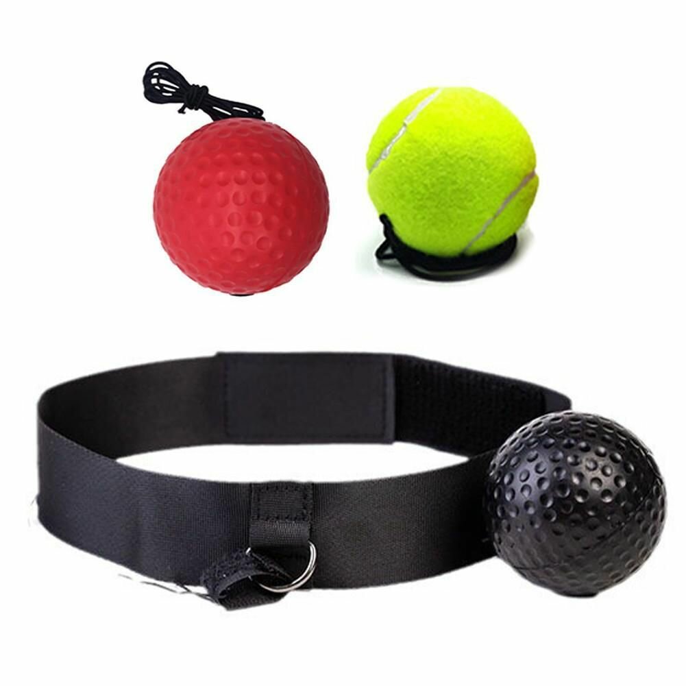 Мяч для бокса набор файтболов боевой мяч на резинке отработки ударов