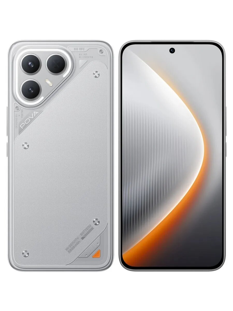 Смартфон POVA 7 Pro 5G 12+256ГБ, Серый (LJ8 256+12 DYNAMIC G
